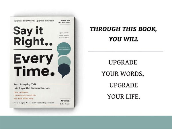 Say It Right, Every Time - Official Book – Alvina